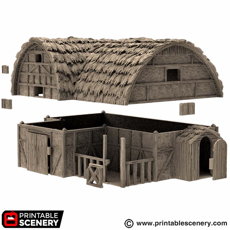 Country Stables – Print And Paint Scenery