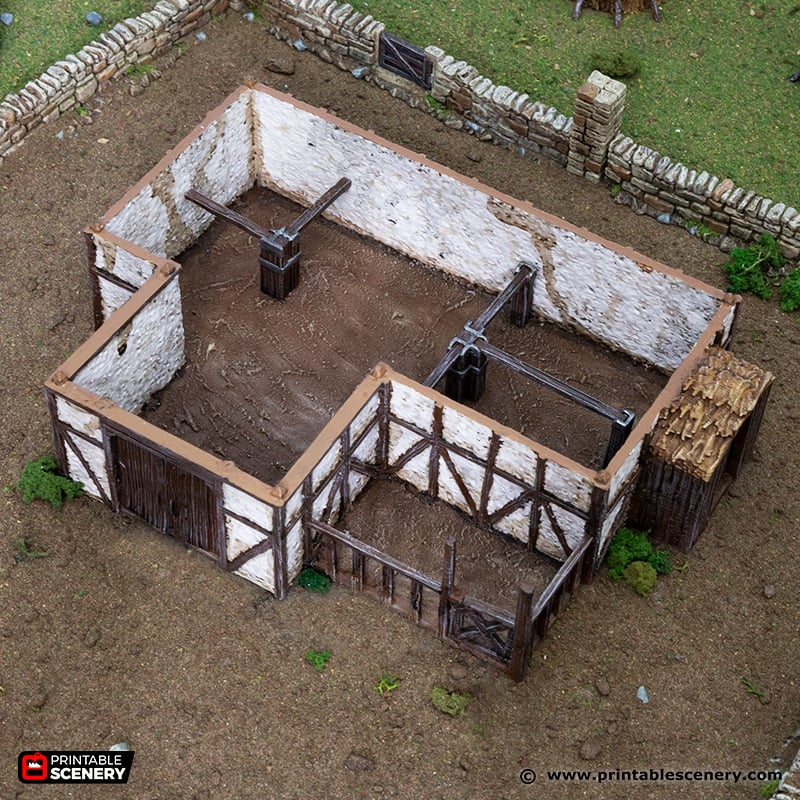 Country Stables – Print And Paint Scenery