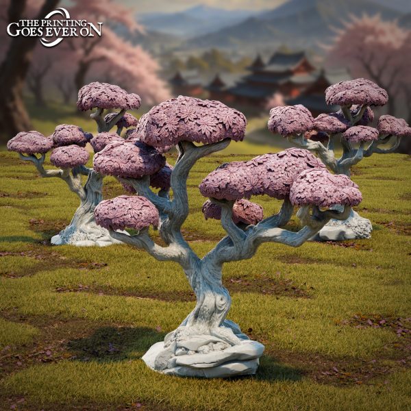 Cherry Trees – Print And Paint Scenery