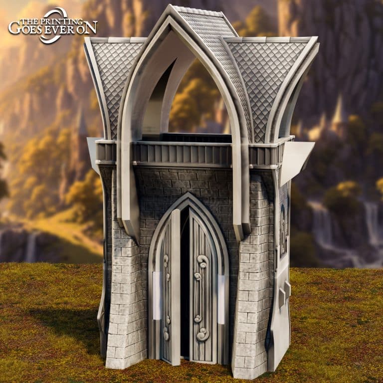 Elven Fortifications – Gates – Print And Paint Scenery