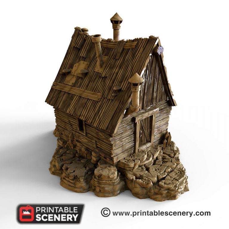 Shanty Tower – Print And Paint Scenery