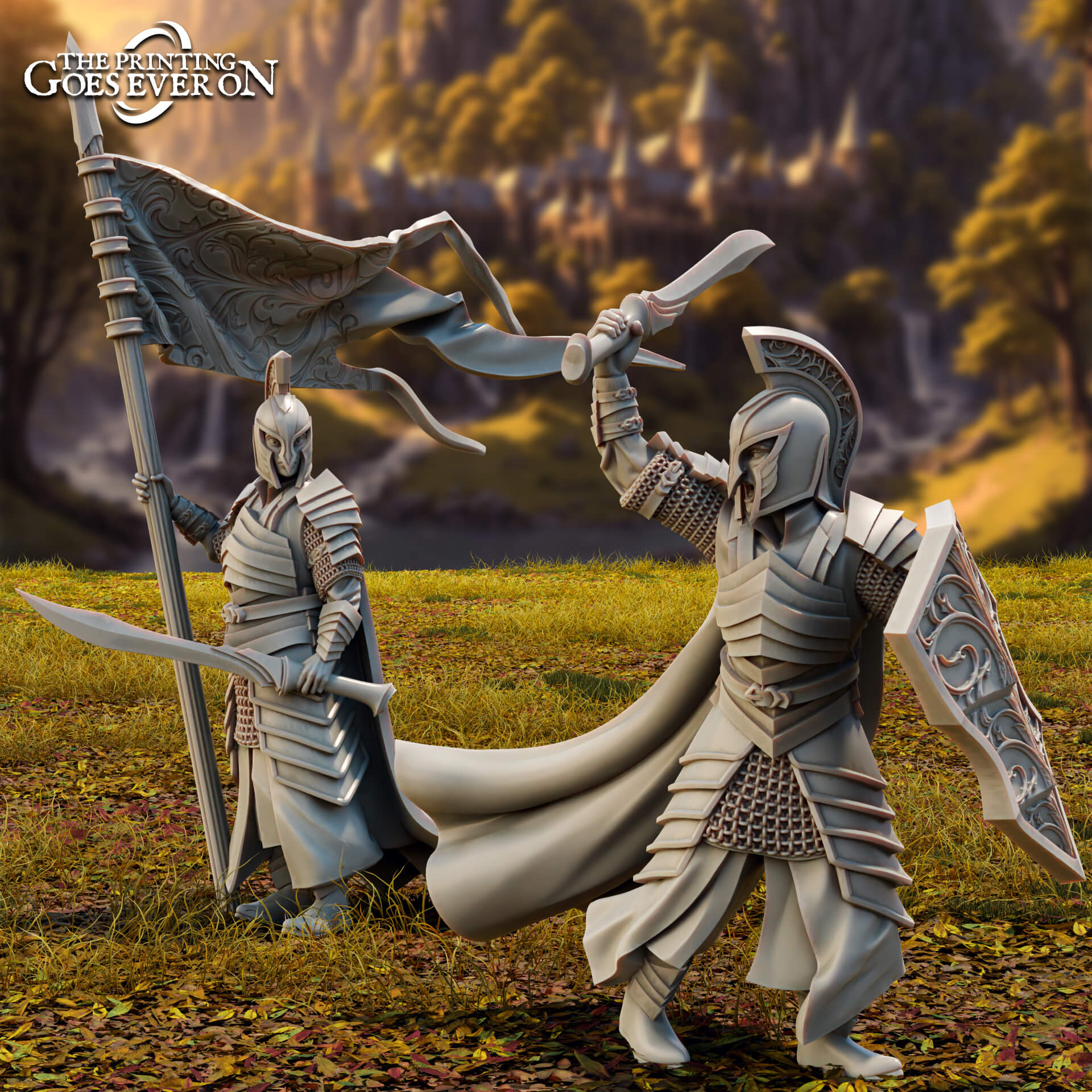 High Elf Command – Print And Paint Scenery