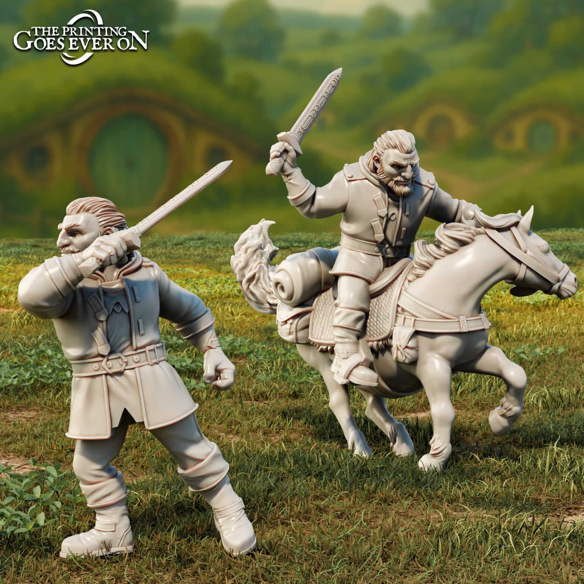 Dwarf Fighter – Kaldin – Print And Paint Scenery
