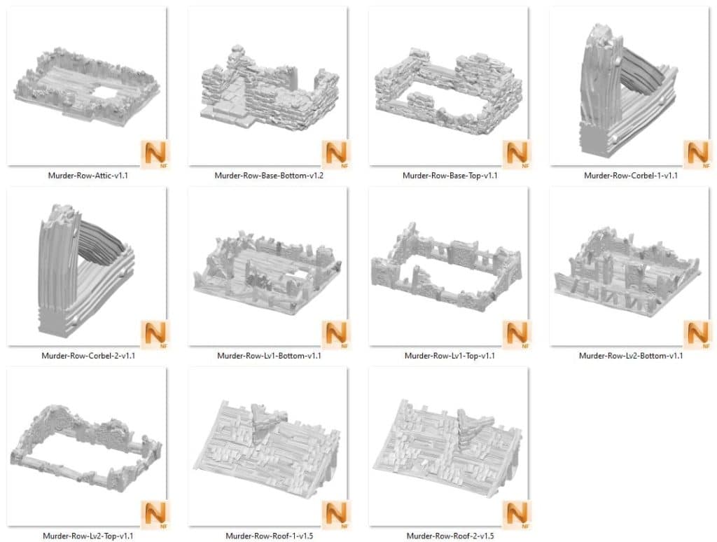 Murder Row – Print And Paint Scenery