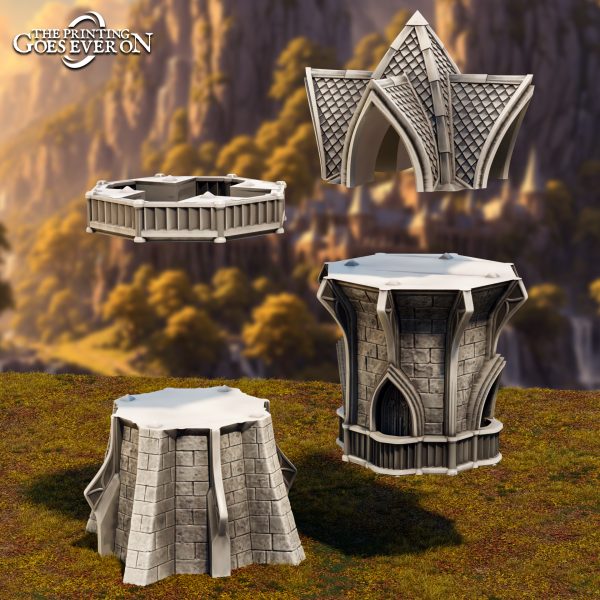 Standalone (Elven) Tower – Print And Paint Scenery