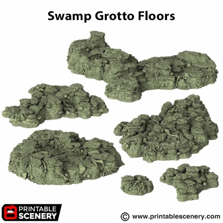 Swamp Grotto Floors – Print And Paint Scenery