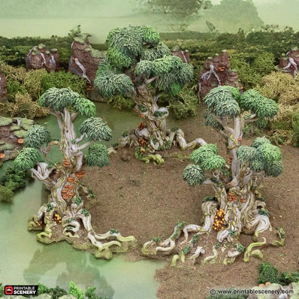 Wilderwood Circle (Trees) – Print And Paint Scenery