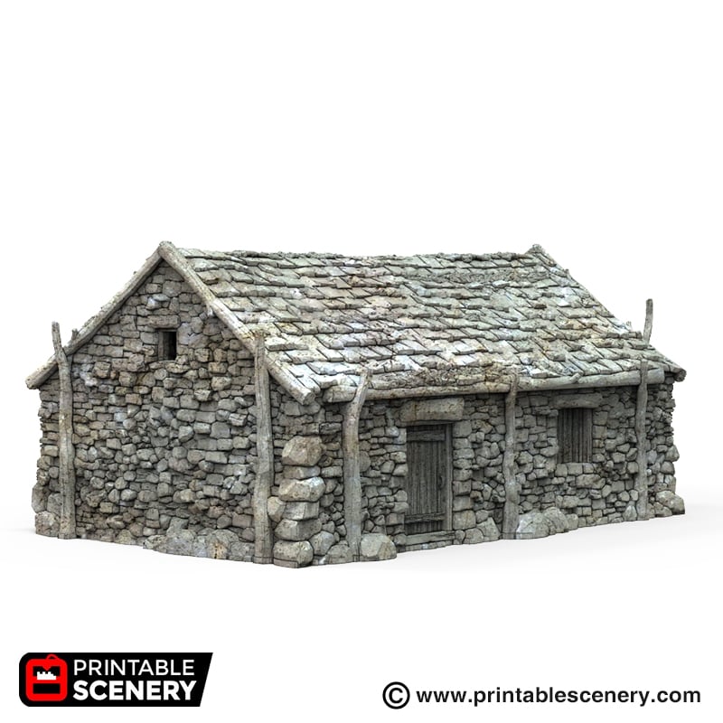 The Stone Barn – Print And Paint Scenery