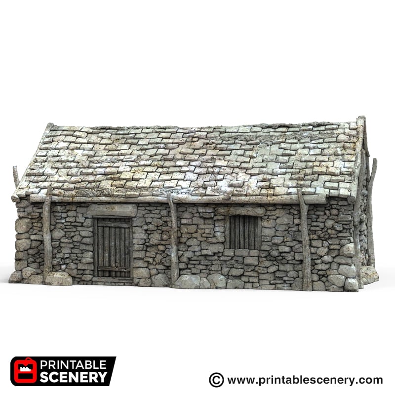 The Stone Barn – Print And Paint Scenery